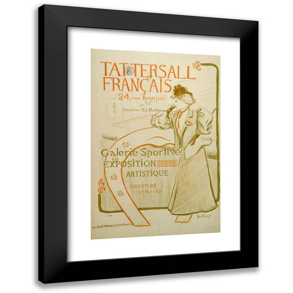Louis Abel-Truchet 11x14 Black Modern Framed Museum Art Print Titled - Tattersall Rancais Sports ...