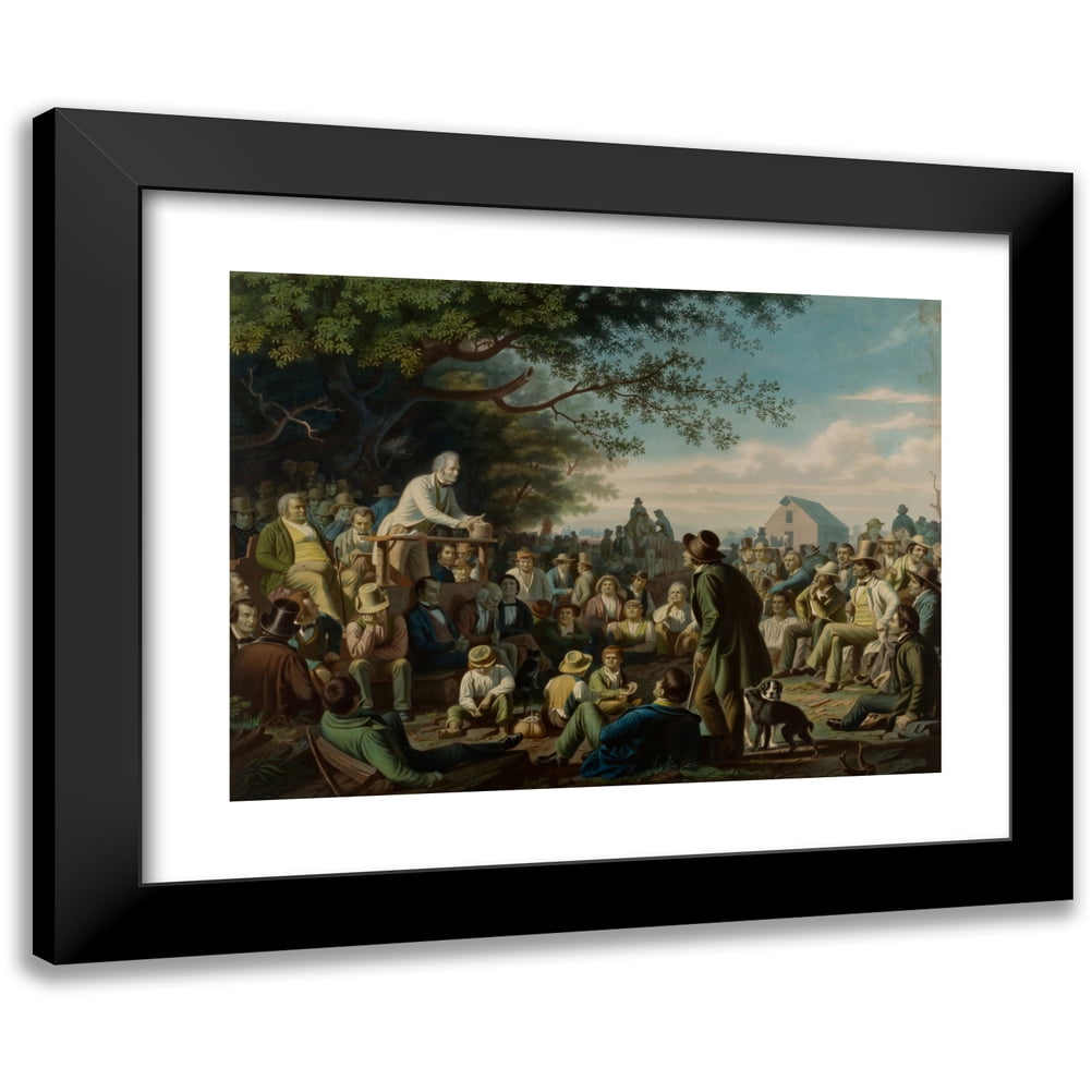 Louis Adolphe Gautier 18x14 Black Modern Framed Museum Art Print Titled ...