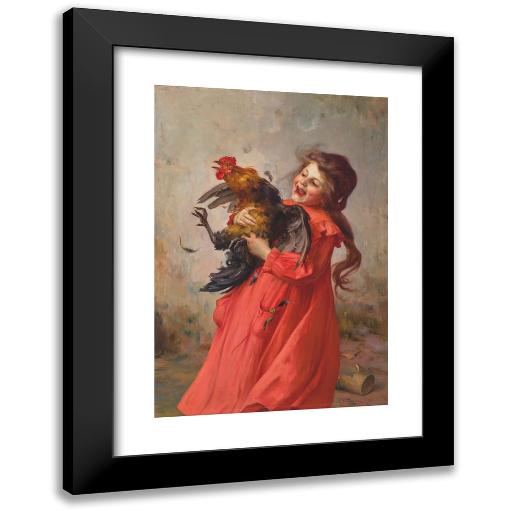 Louis Adolphe Tessier 14x18 Black Modern Framed Museum Art Print Titled ...
