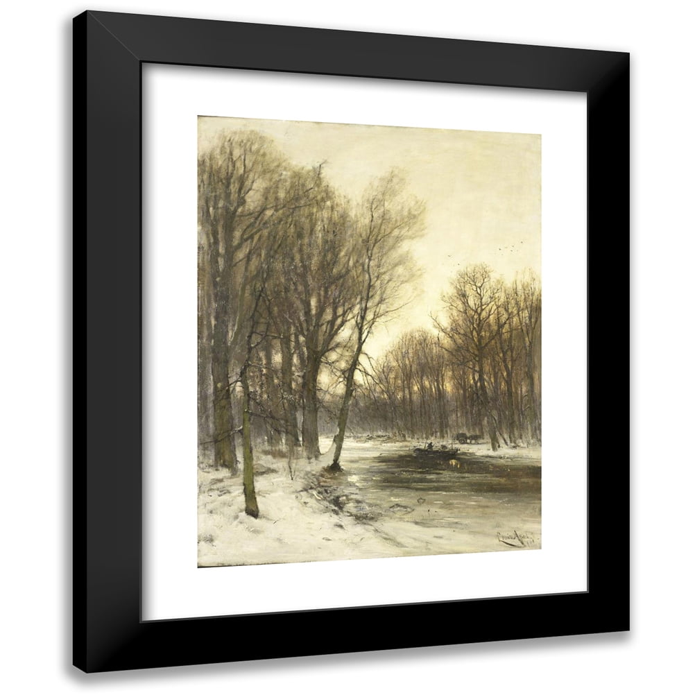 Louis Apol 14x18 Black Modern Framed Museum Art Print Titled - An ...