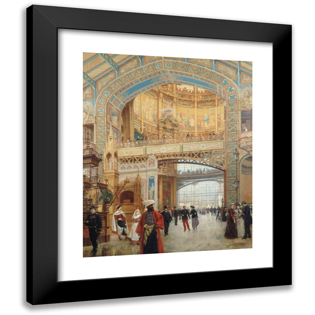 Louis Béroud 20x24 Black Modern Framed Museum Art Print Titled - The ...