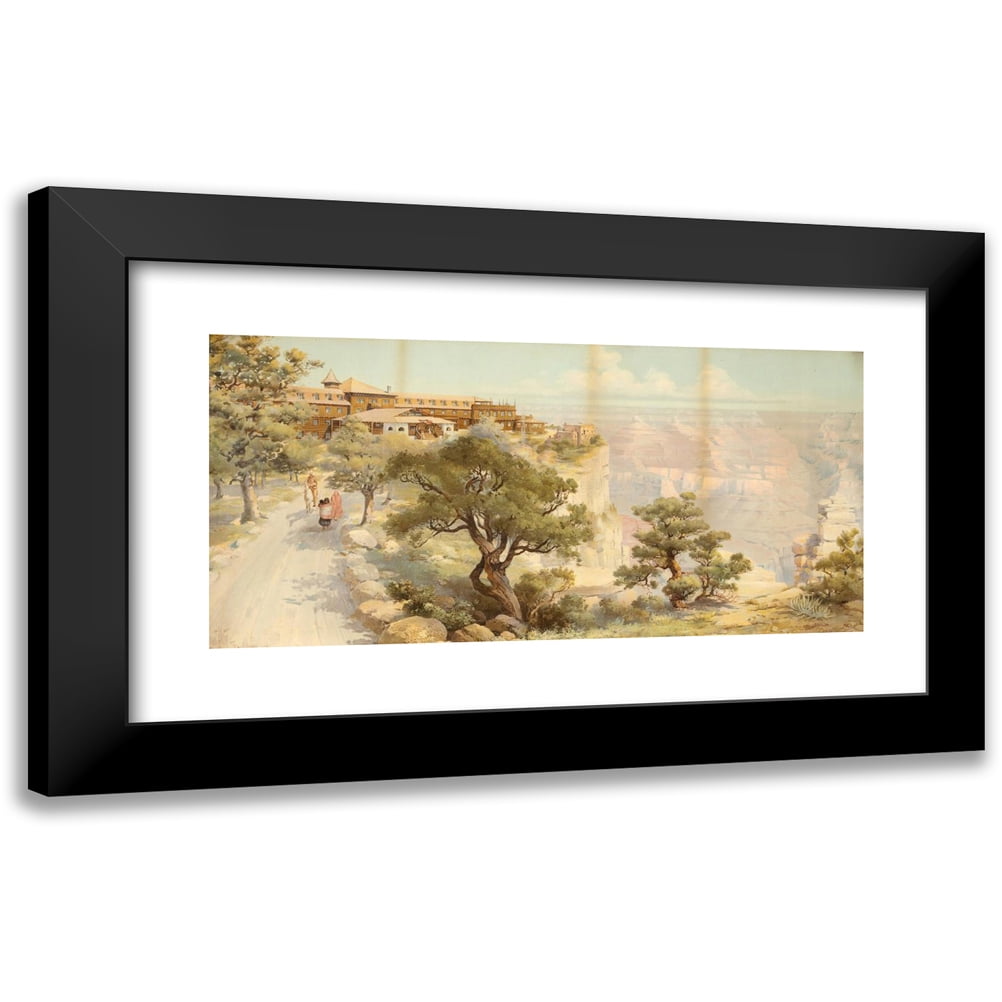 Louis Benton Akin 24x14 Black Modern Framed Museum Art Print Titled ...