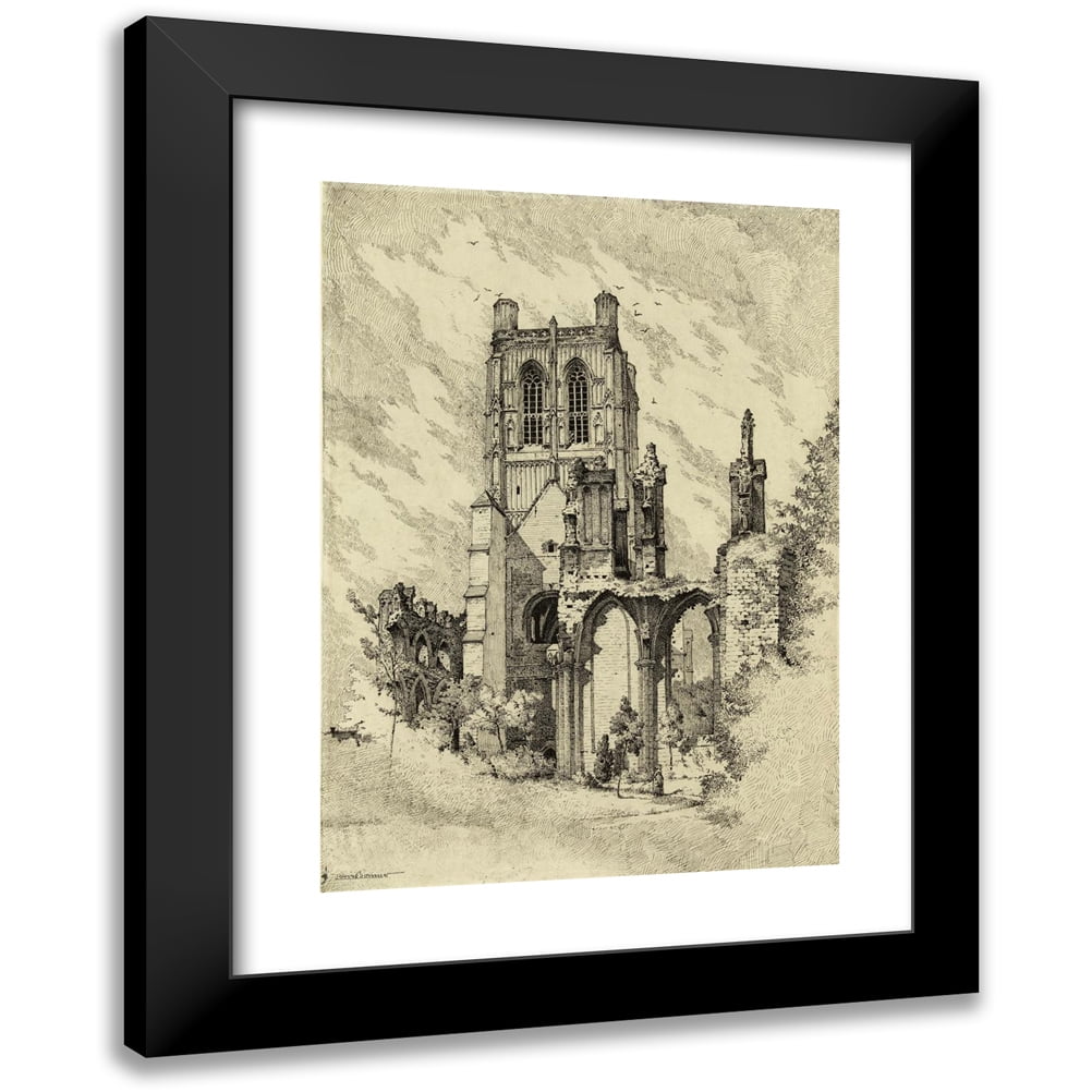 Louis Bonnier 14x18 Black Modern Framed Museum Art Print Titled ...