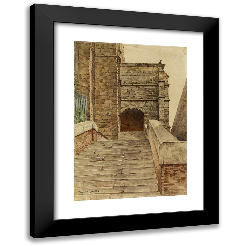 Louis Bonnier 14x18 Black Modern Framed Museum Art Print Titled ...