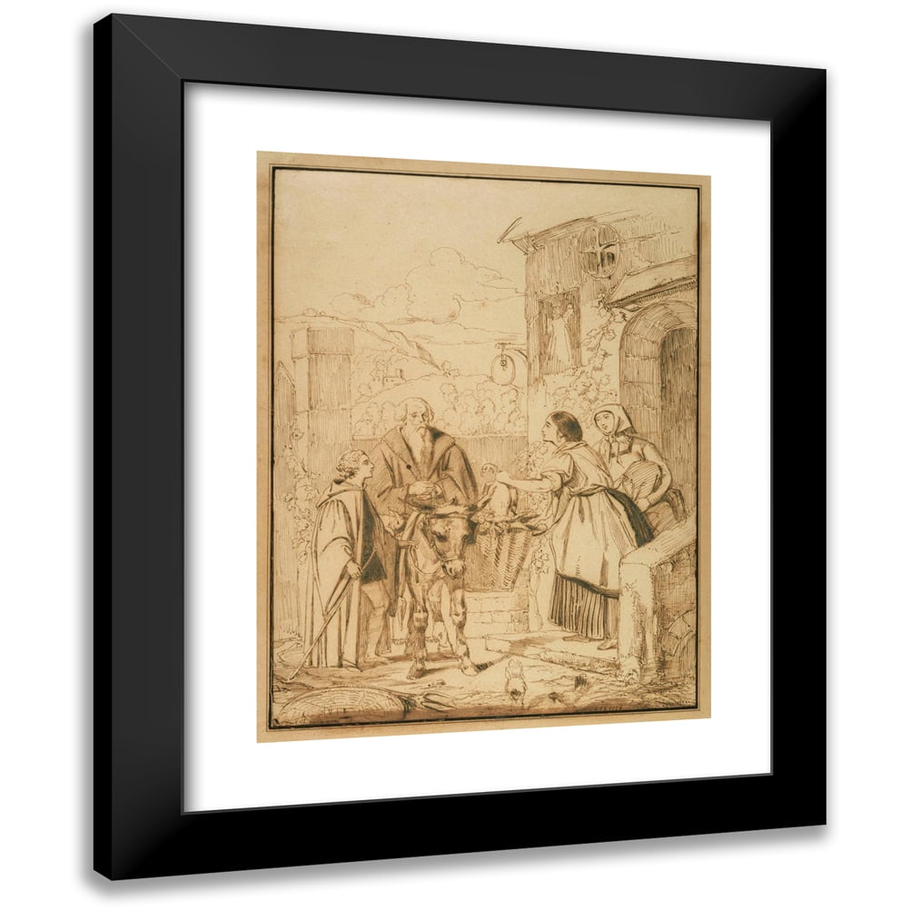 Louis Candide Boulanger 12x14 Black Modern Framed Museum Art Print ...