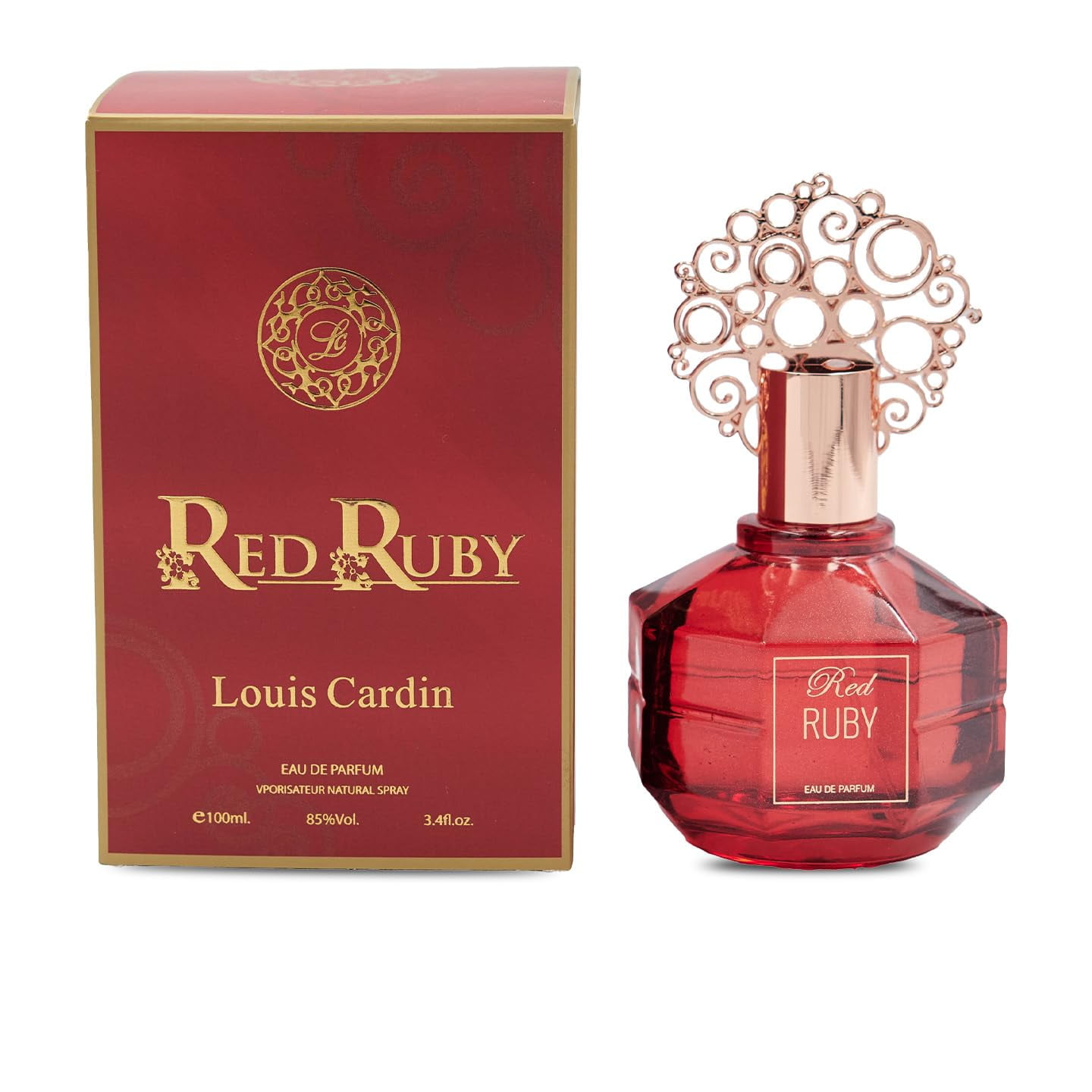 Louis Cardin Red Ruby Eau De Parfum For Women 100ml, 3.4 Fl.oz ...