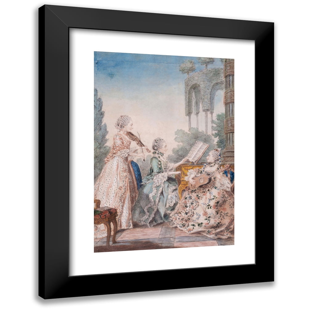 Louis Carrogis Carmontelle 18x24 Black Modern Framed Museum Art Print ...