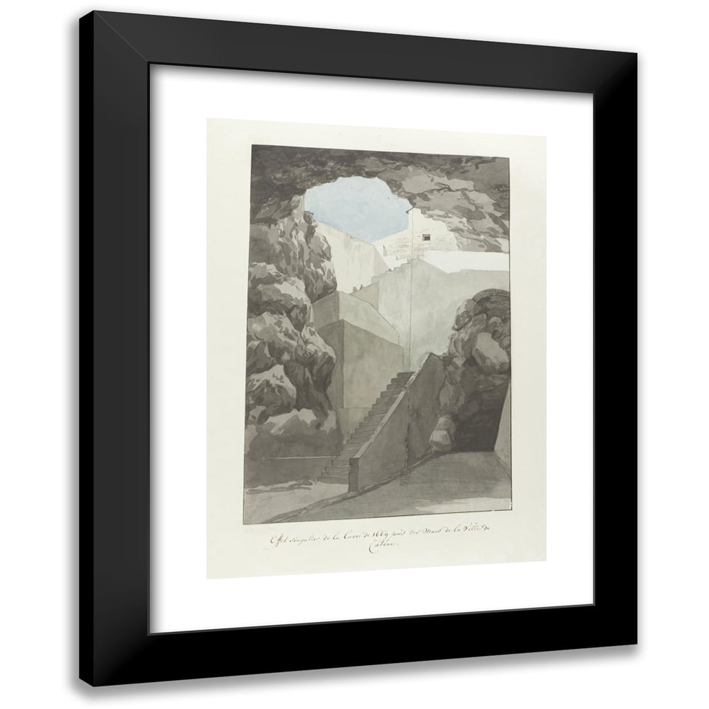 Louis Ducros 11x14 Black Modern Framed Museum Art Print Titled ...