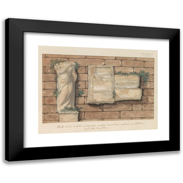 Louis Ducros 24x19 Black Modern Framed Museum Art Print Titled ...