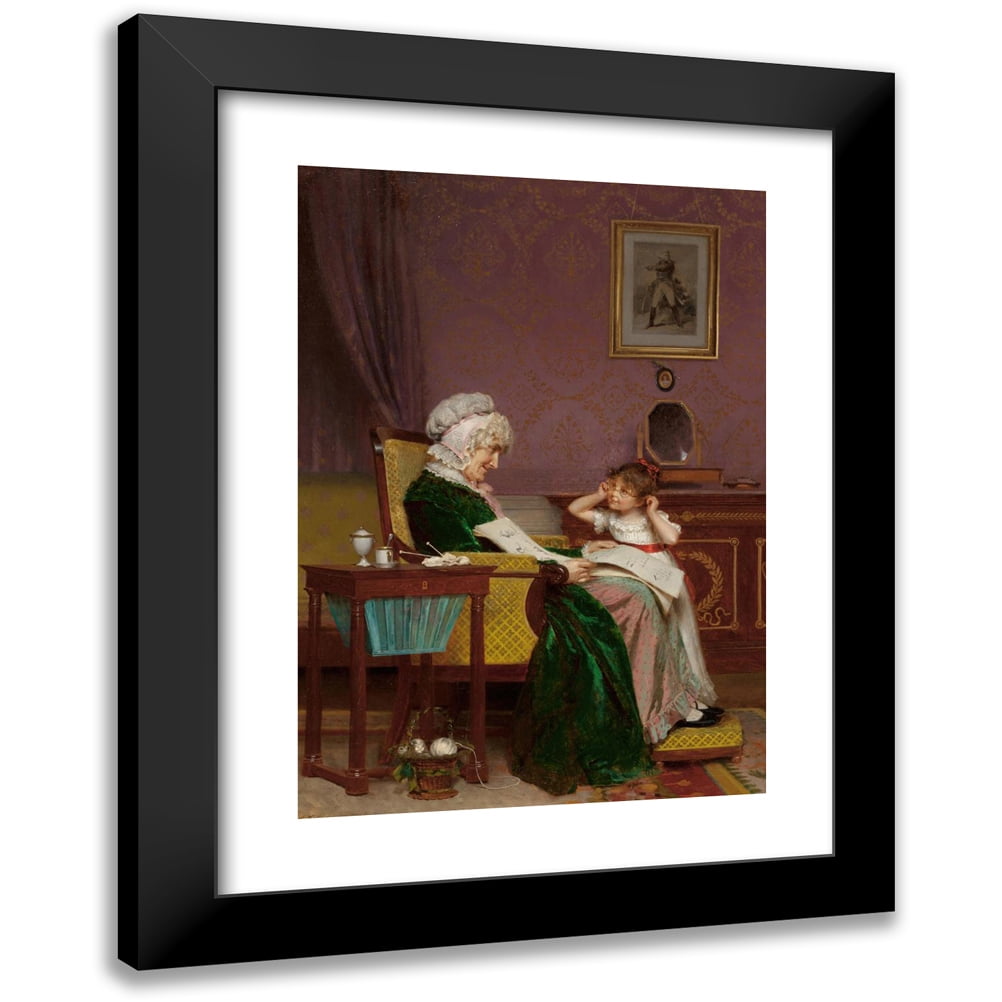 Louis Emile Adan 11x14 Black Modern Framed Museum Art Print Titled ...