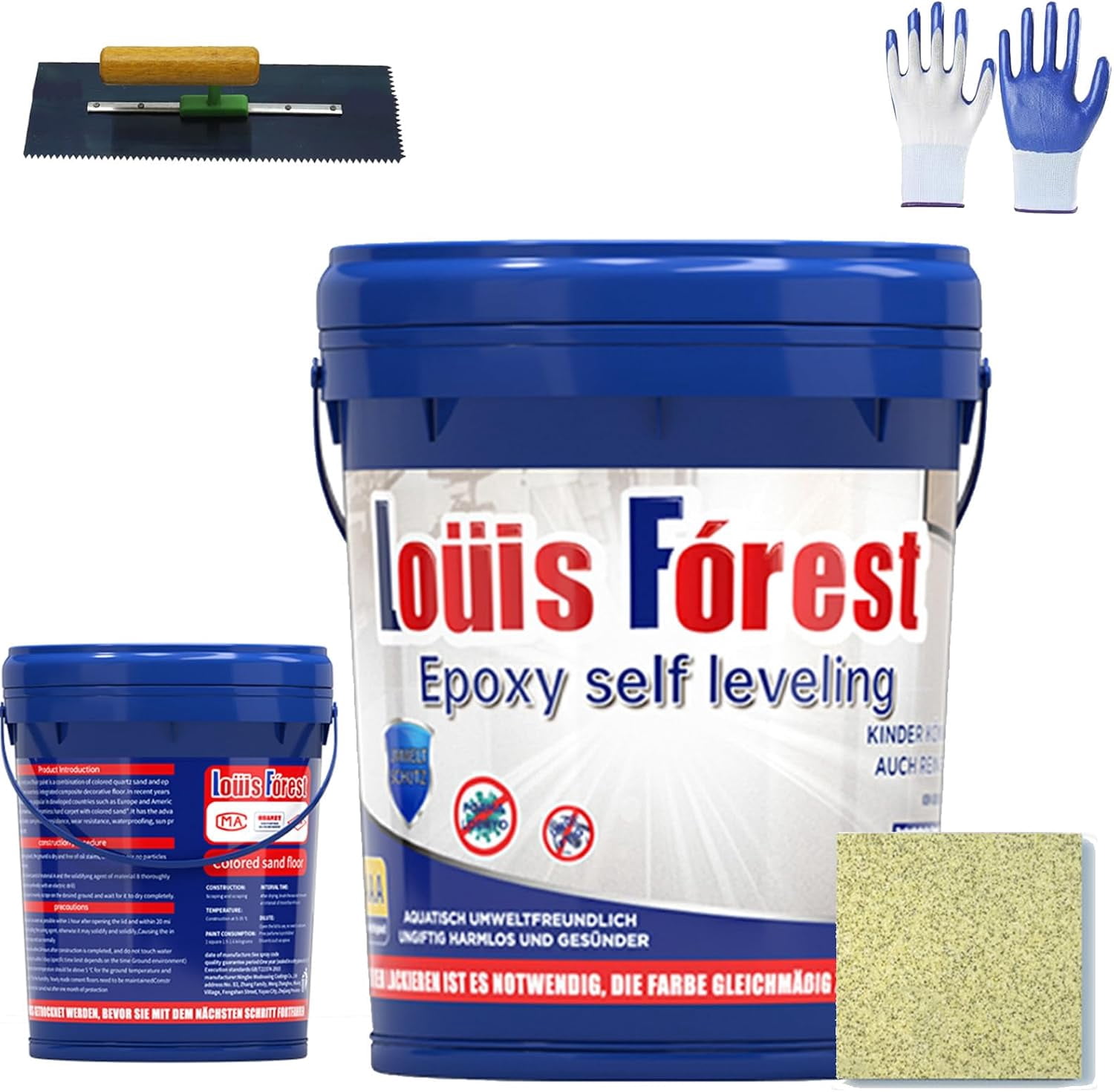 Louis Forest Epoxy Floor Paint, Epoxy Colored Sand Floor Paint, High ...