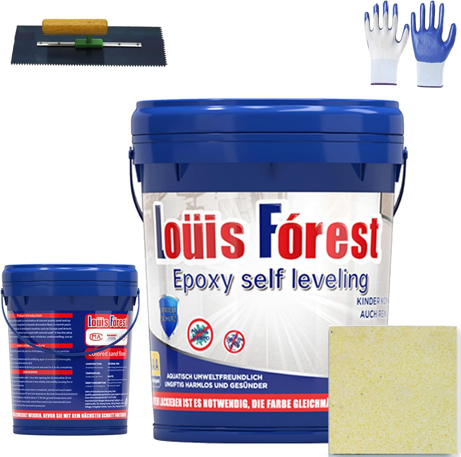 Louis Forest Epoxy Floor Paint, Epoxy Colored Sand Floor Paint, High ...