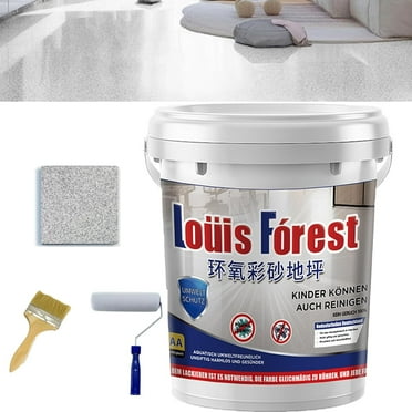 Louis Forest Epoxy Floor Paint, High-Gloss Marble Effect Epoxy Floor ...