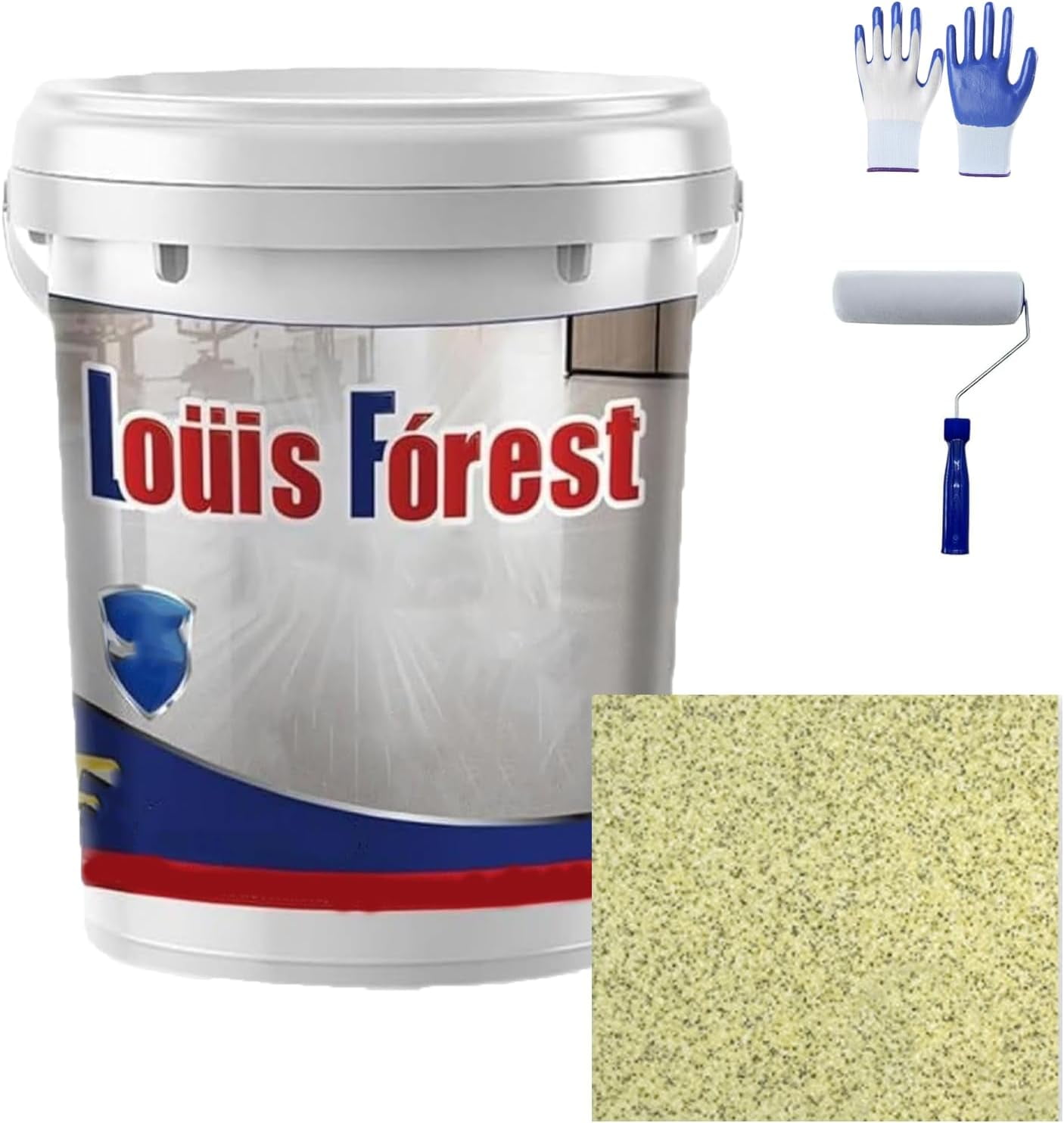 Louis Forest Epoxy Floor Paint, High-Gloss Marble Effect Epoxy Floor ...