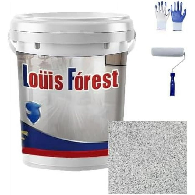 Louis Forest Epoxy Floor Paint, High-Gloss Marble Effect Epoxy Floor ...