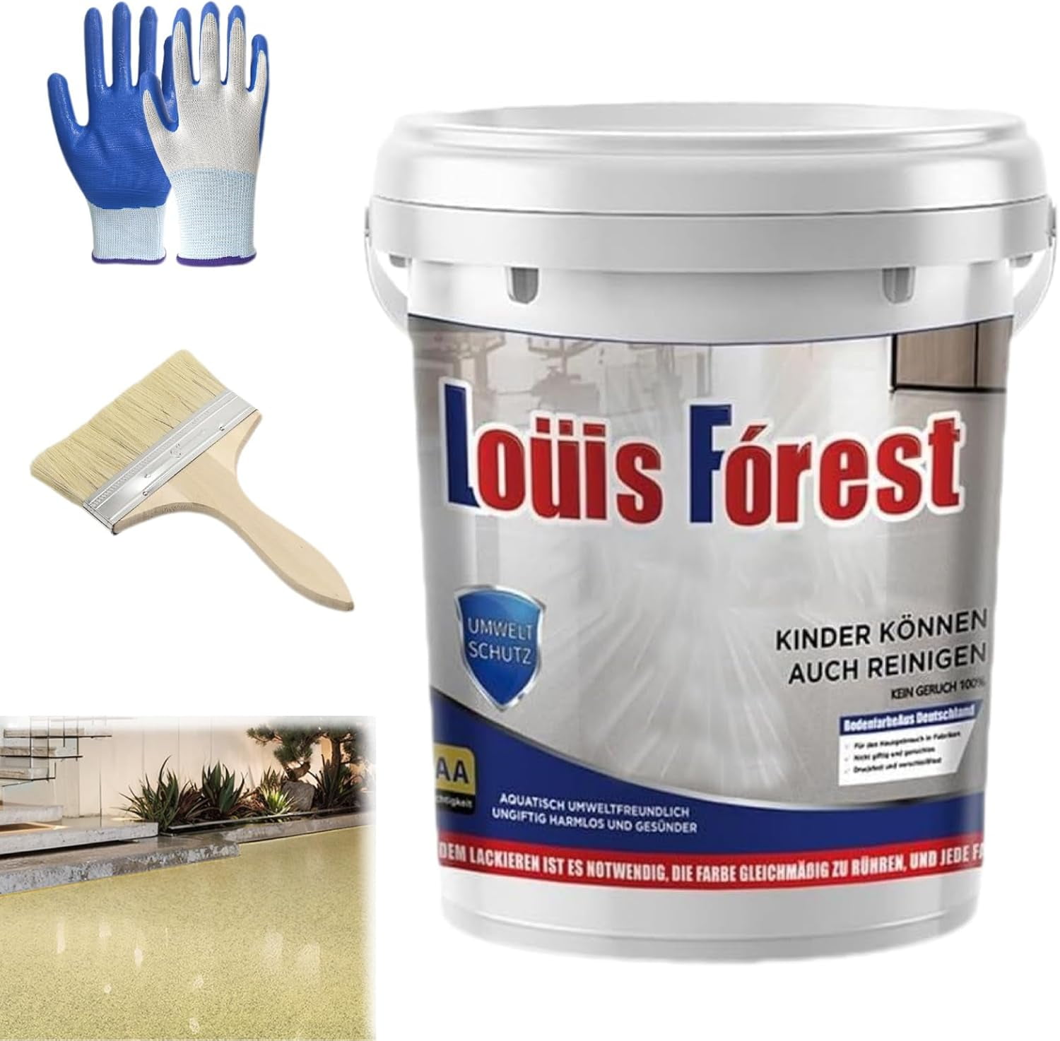 Louis Forest Epoxy Floor Paint, Louis Forest Waterproof Floor Paint ...