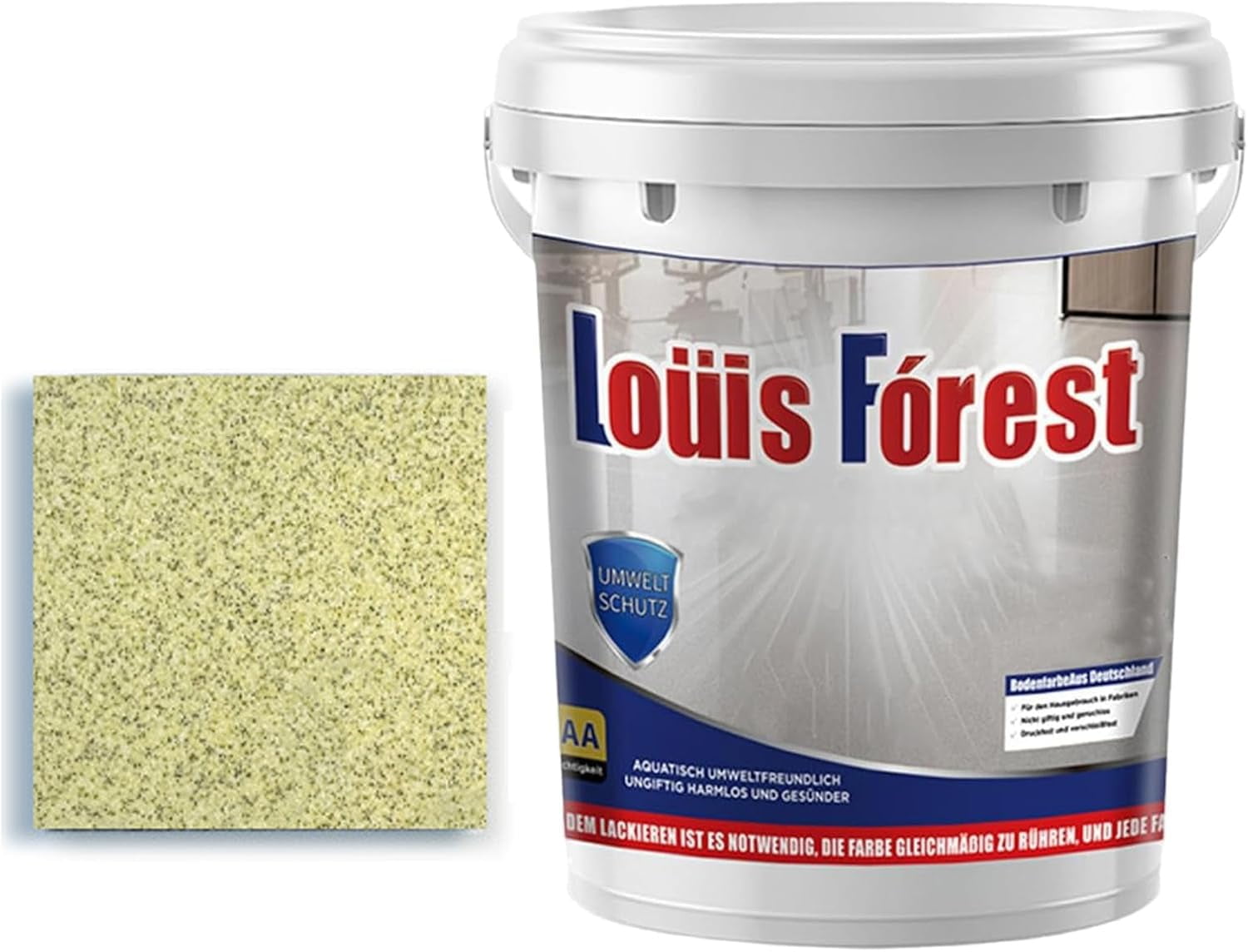 Louis Forest epoxy floor paint, epoxy sand floor paint, high gloss ...