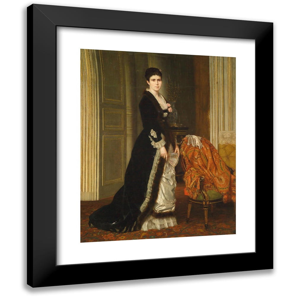 Louis-François-Prosper Roux 12x14 Black Modern Framed Museum Art Print ...