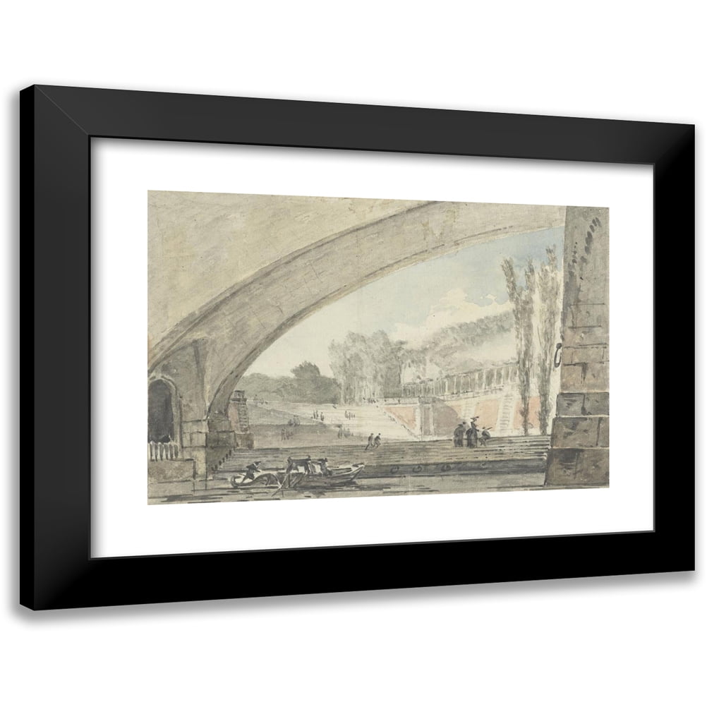 Louis Gabriel Moreau 18x14 Black Modern Framed Museum Art Print Titled ...