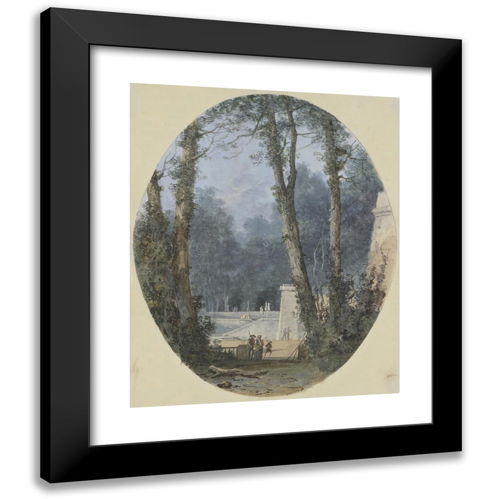 Louis Gabriel Moreau 20x24 Black Modern Framed Museum Art Print Titled ...