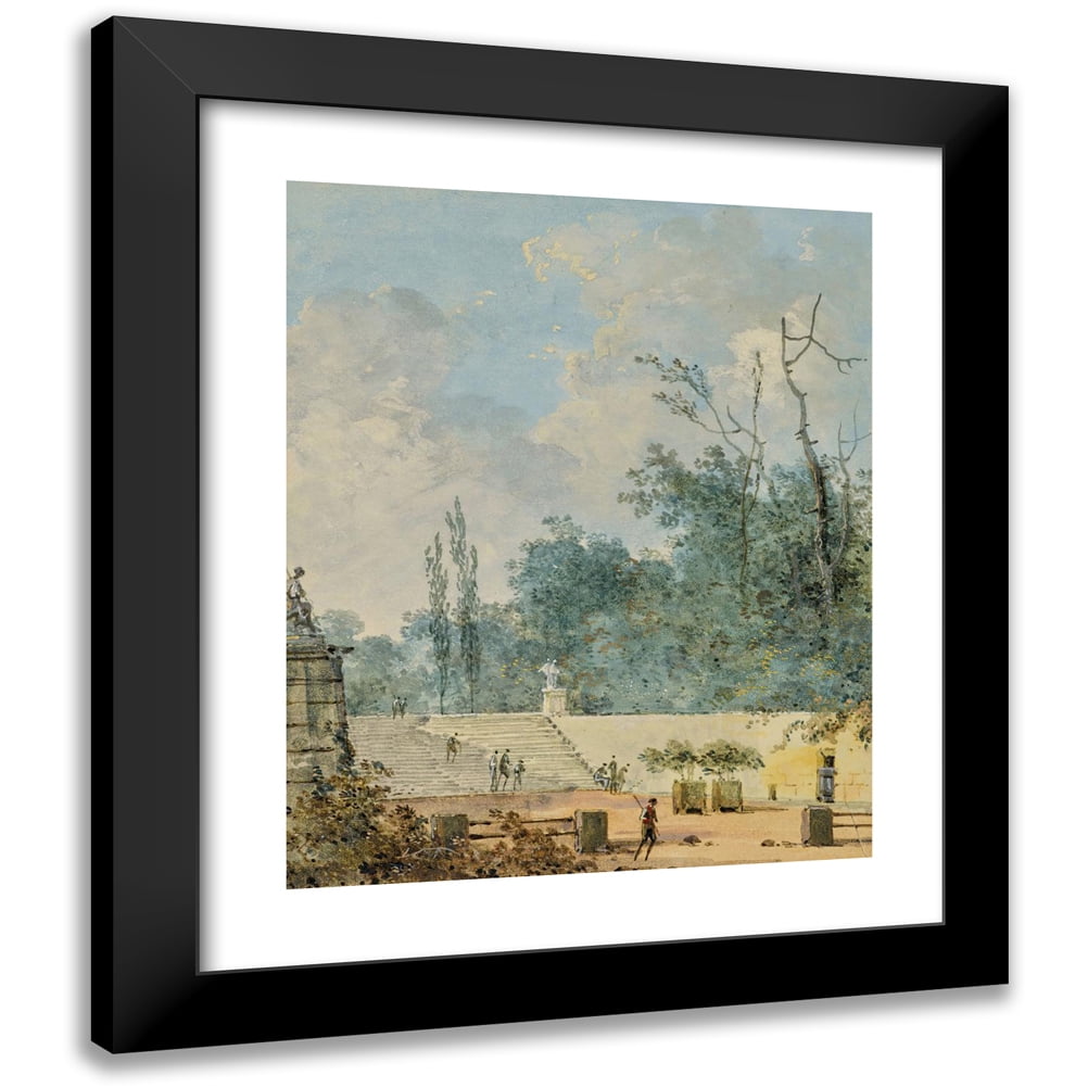 Louis Gabriel Moreau 20x24 Black Modern Framed Museum Art Print Titled ...