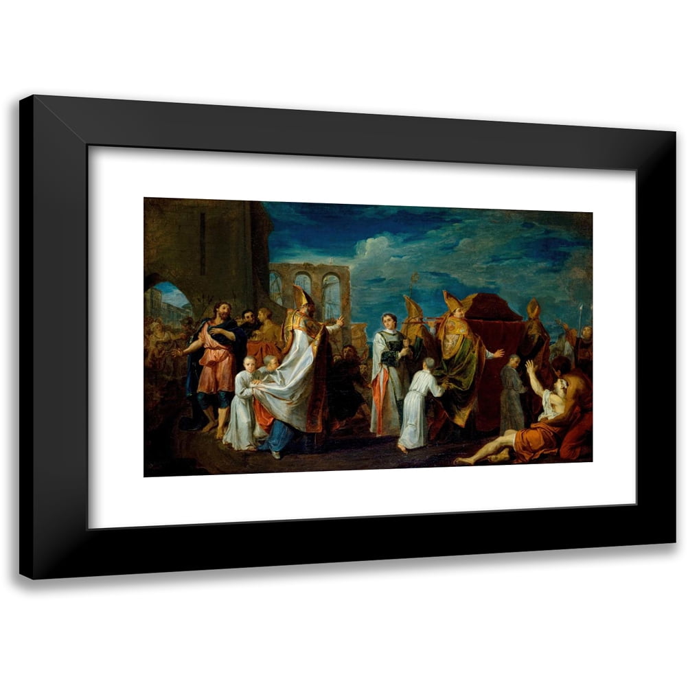 Louis Galloche 18x13 Black Modern Framed Museum Art Print Titled - The ...