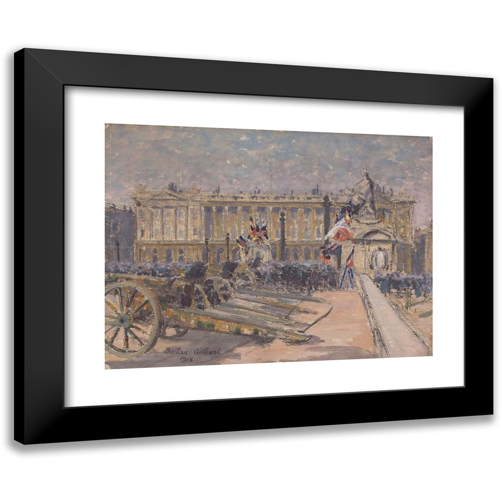 Louis-Gilbert Bellan 24x19 Black Modern Framed Museum Art Print Titled ...