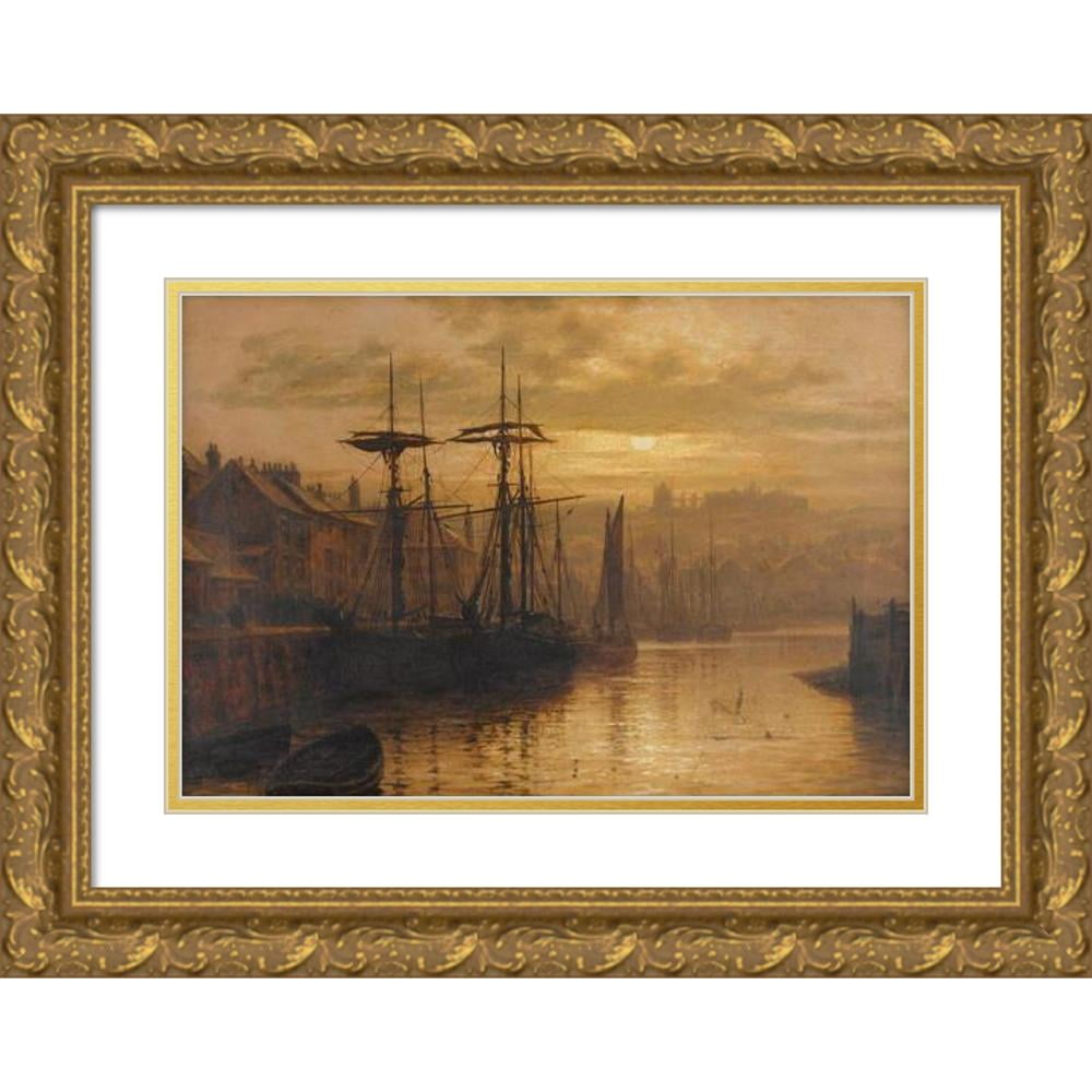 Louis Grimshaw 24x17 Gold Ornate Framed and Double Matted Museum Art ...