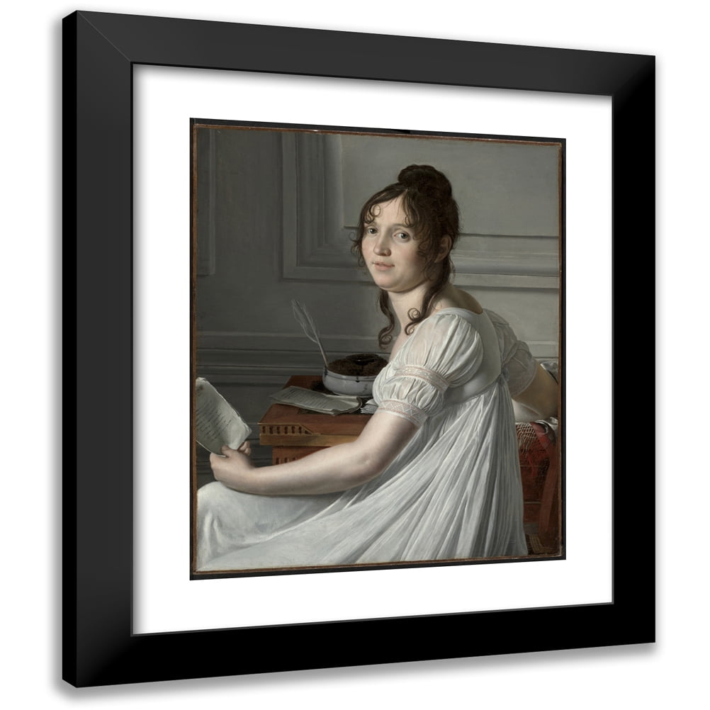 Louis Hersent 12x14 Black Modern Framed Museum Art Print Titled ...