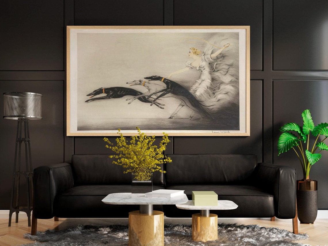 Louis Icart - Vitesse, Speed Ii., Reproduction, Vintage Art Posters ...