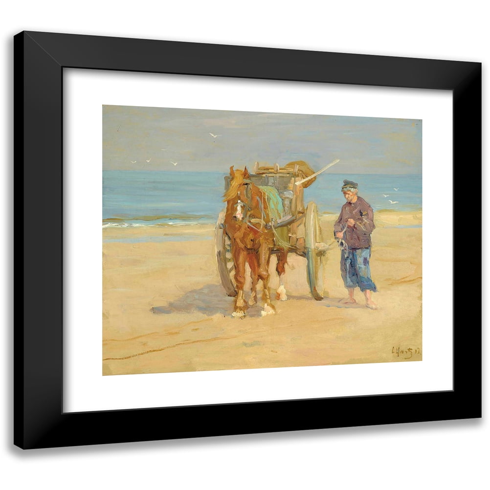 Louis Jacob Hartz 14x12 Black Modern Framed Museum Art Print Titled ...