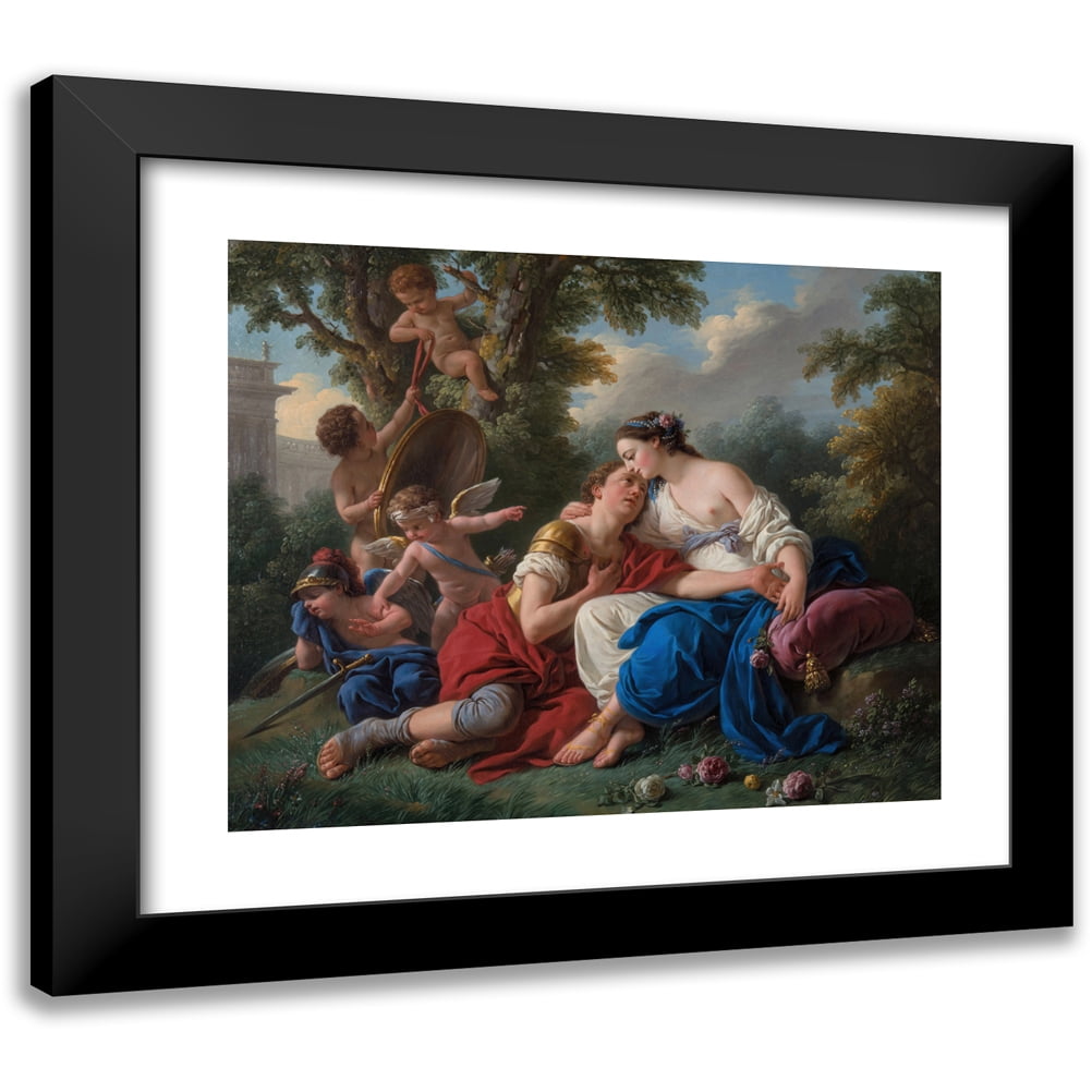 Louis-Jean-François Lagrenée 14x12 Black Modern Framed Museum Art Print ...