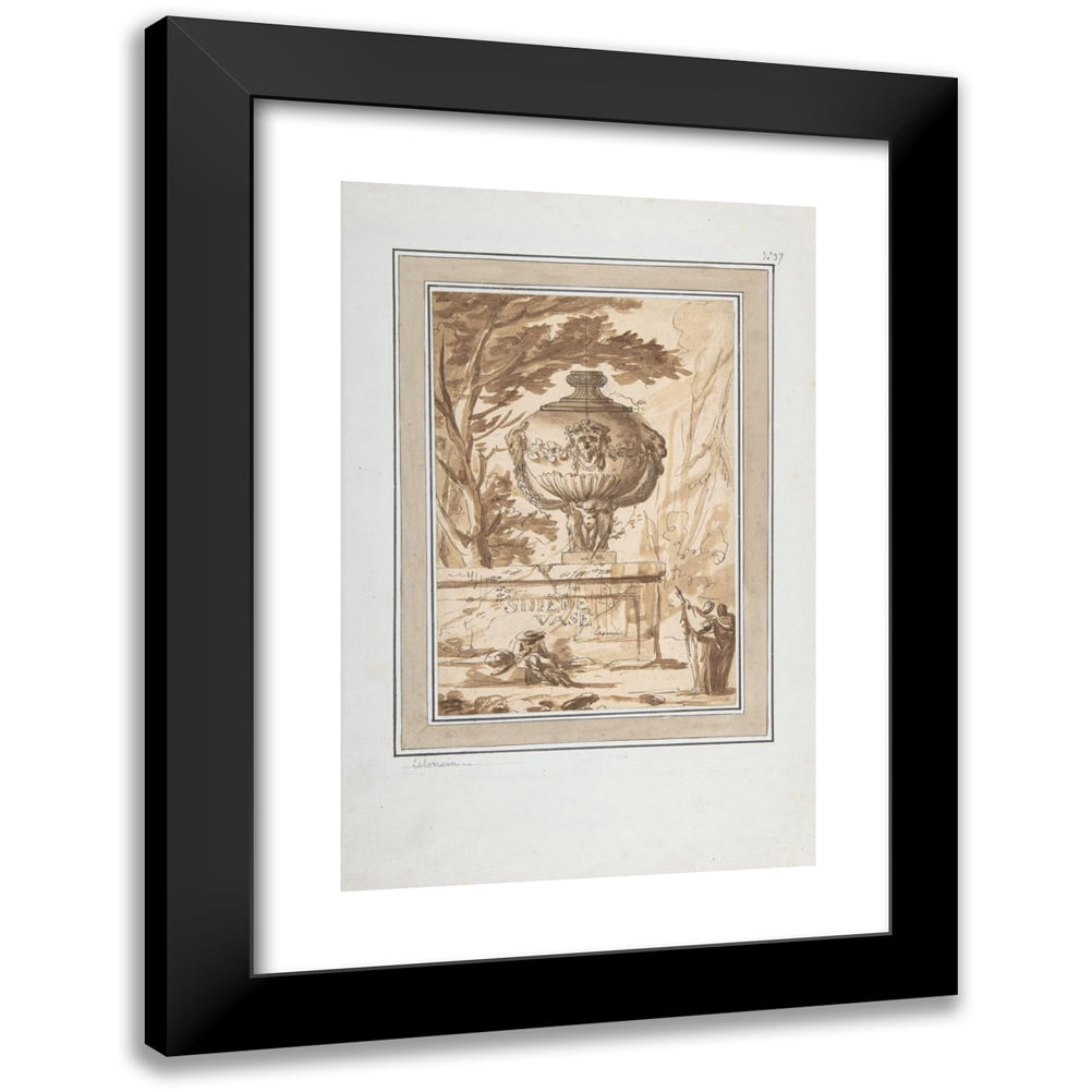 Louis-Joseph Le Lorrain 17x24 Black Modern Framed Museum Art Print ...