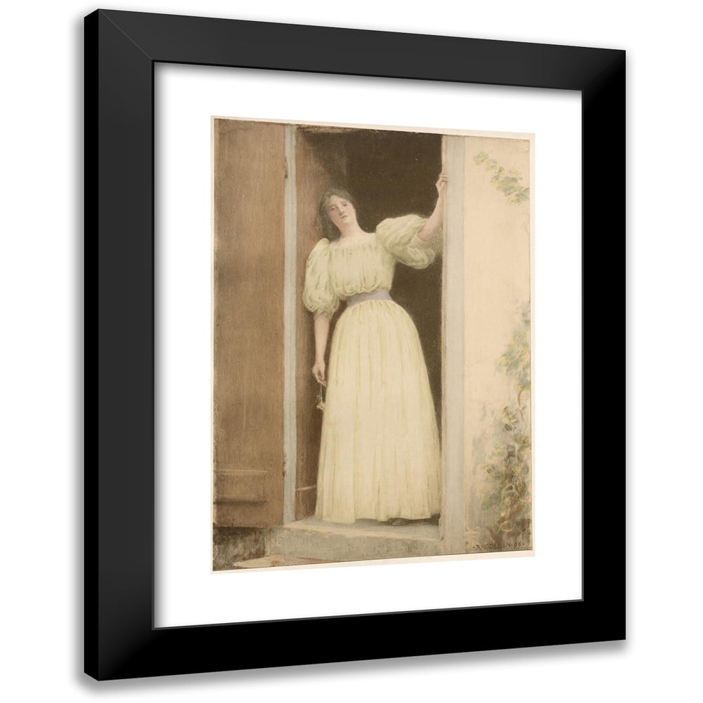 Louis-Joseph-Raphaël Collin 14x18 Black Modern Framed Museum Art Print Titled - Departure (1899 ...