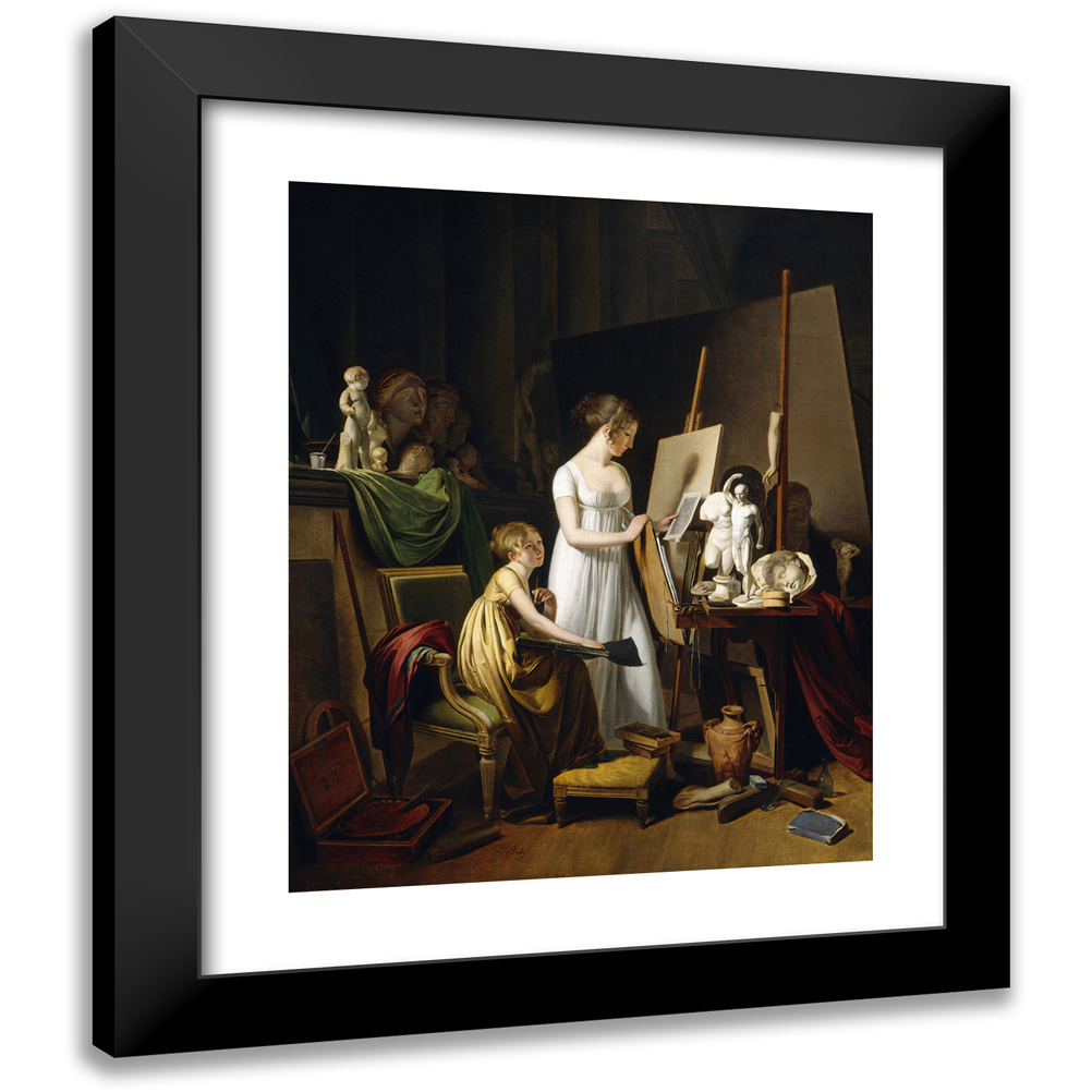 Louis Léopold Boilly 15x18 Black Modern Framed Museum Art Print Titled ...