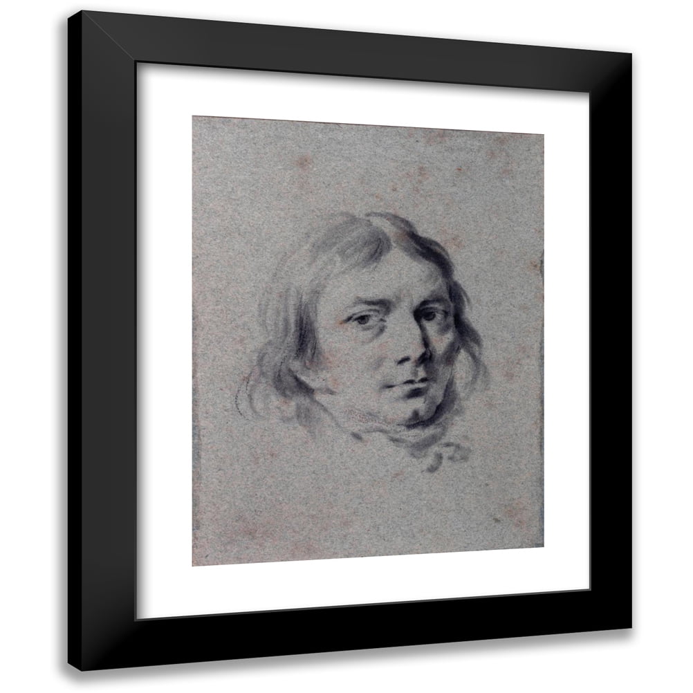 Louis Léopold Boilly 15x18 Black Modern Framed Museum Art Print Titled - Portrait of a Man (1761 ...