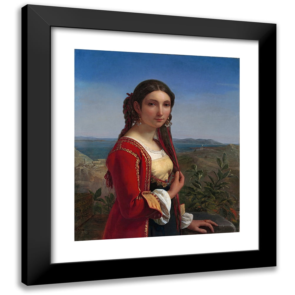 Louis Léopold Robert 12x14 Black Modern Framed Museum Art Print Titled ...