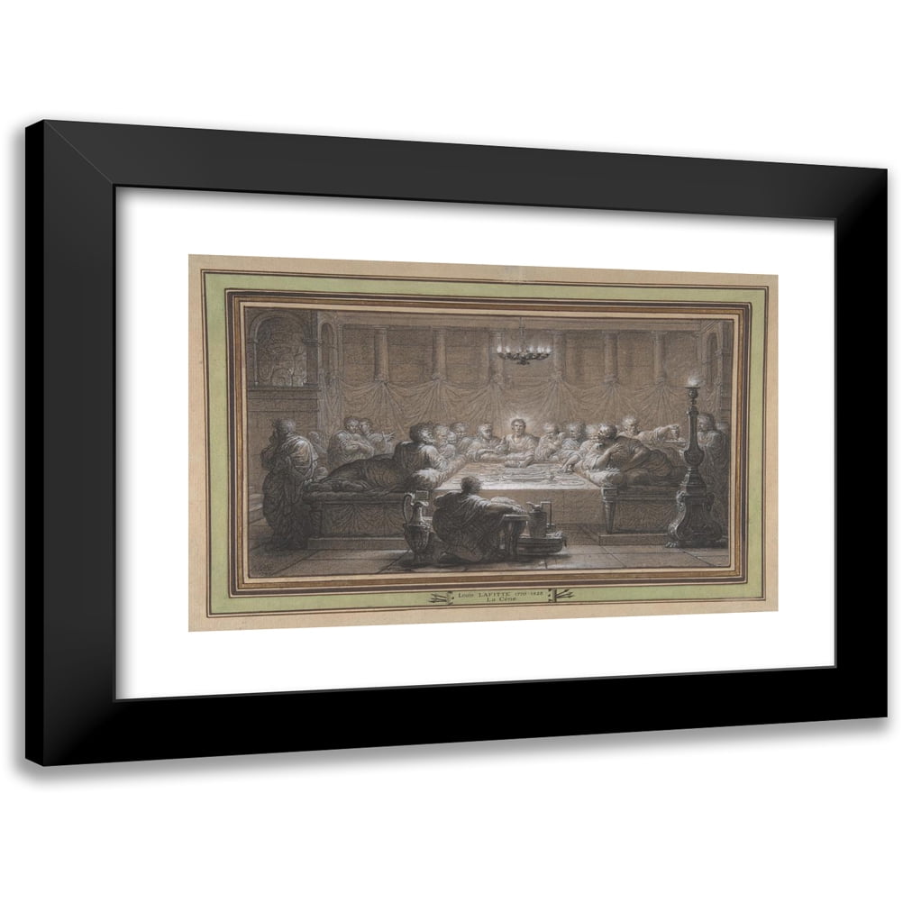 Louis Lafitte 18x13 Black Modern Framed Museum Art Print Titled - The ...