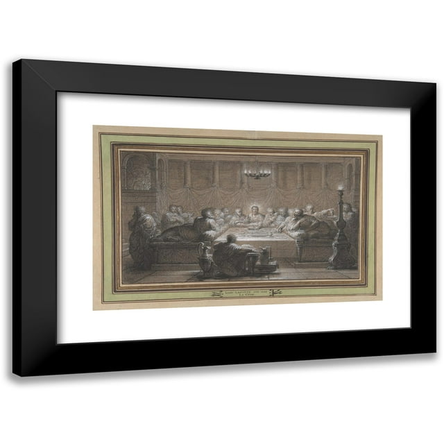 Louis Lafitte 18x13 Black Modern Framed Museum Art Print Titled - The ...