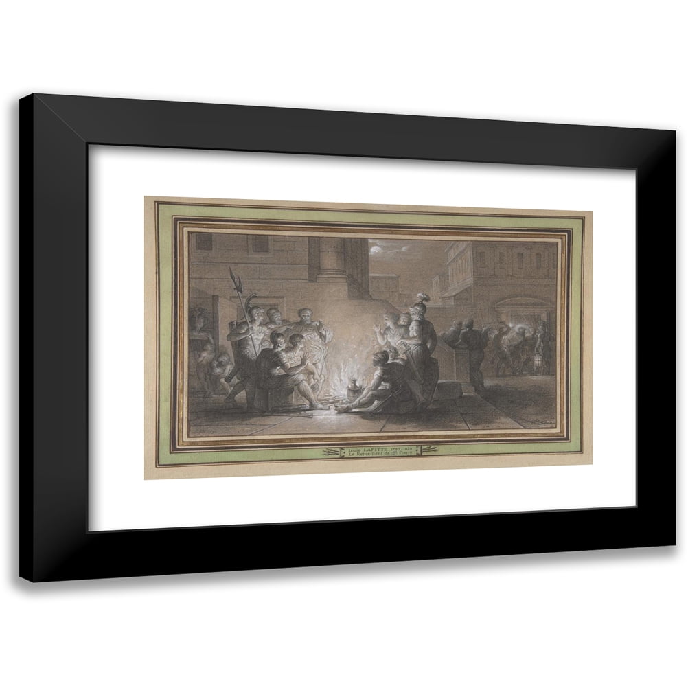 Louis Lafitte 24x17 Black Modern Framed Museum Art Print Titled - The ...