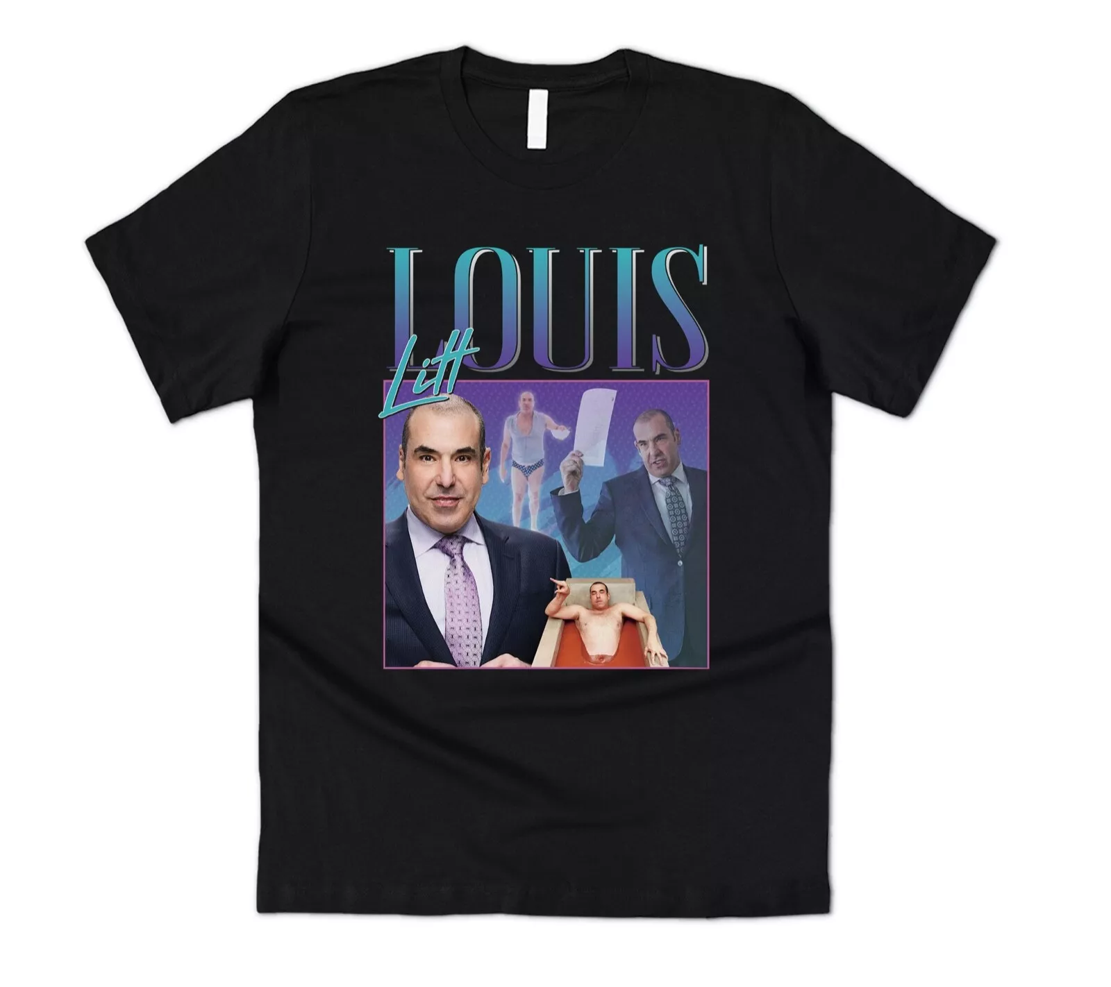 Louis Litt Homage T-shirt Tee Funny Suits Fandom Icon Legend 90's Retro ...