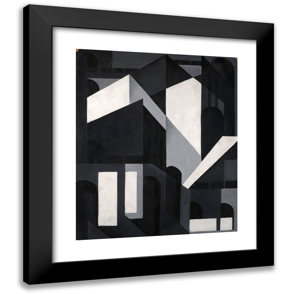 Louis Lozowick 12x14 Black Modern Framed Museum Art Print Titled - City ...