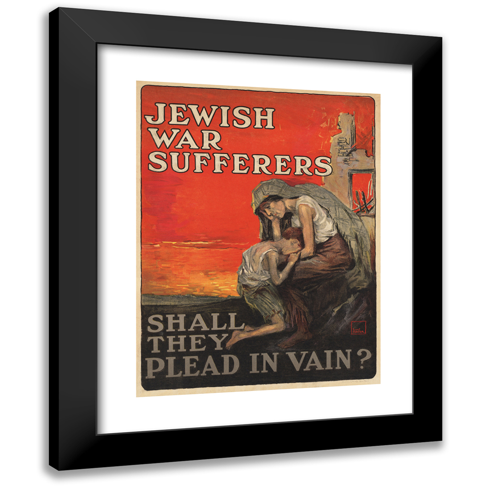 Louis Mayer 19x24 Black Modern Framed Museum Art Print Titled - Jewish ...