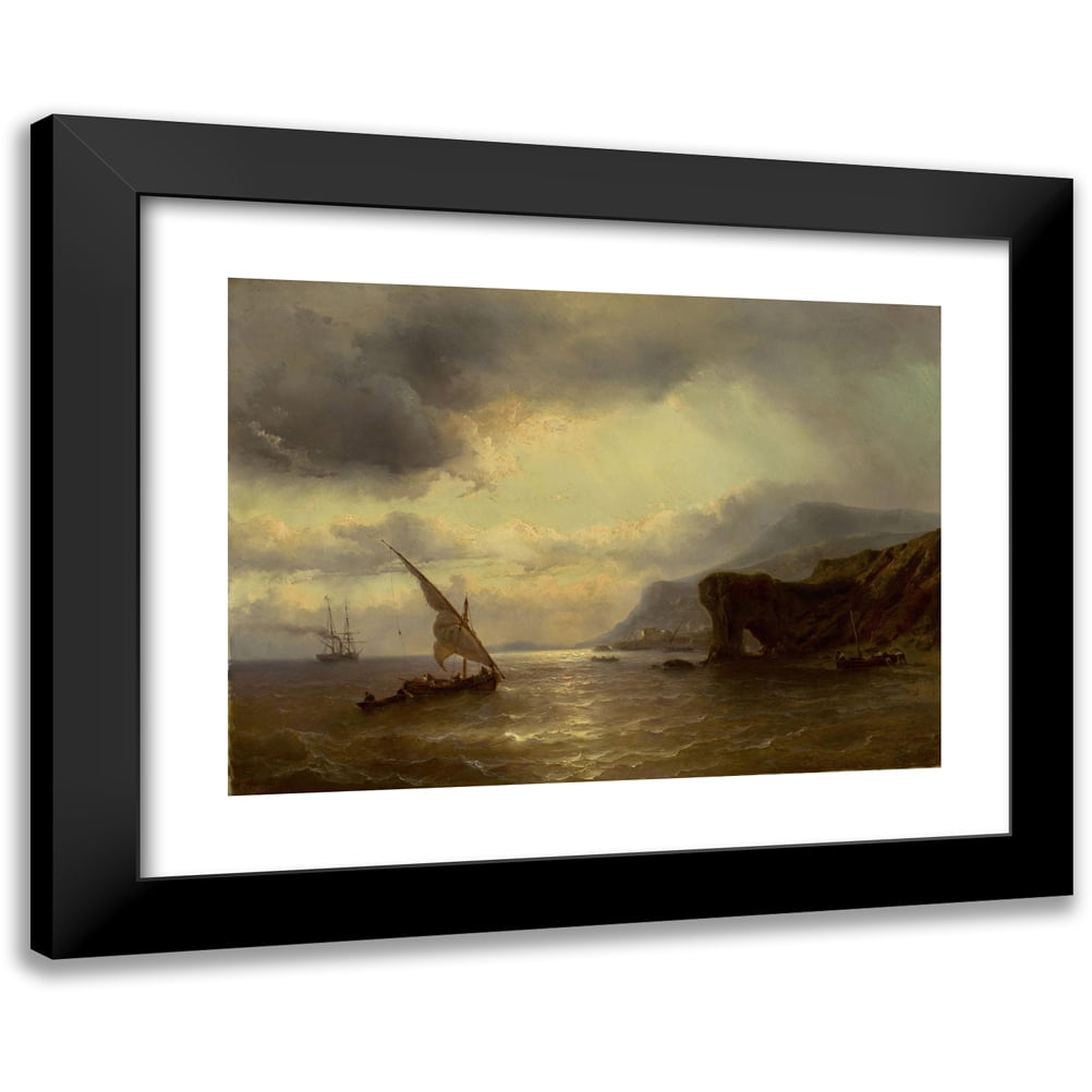 Louis Meijer 14x11 Black Modern Framed Museum Art Print Titled - Marine ...