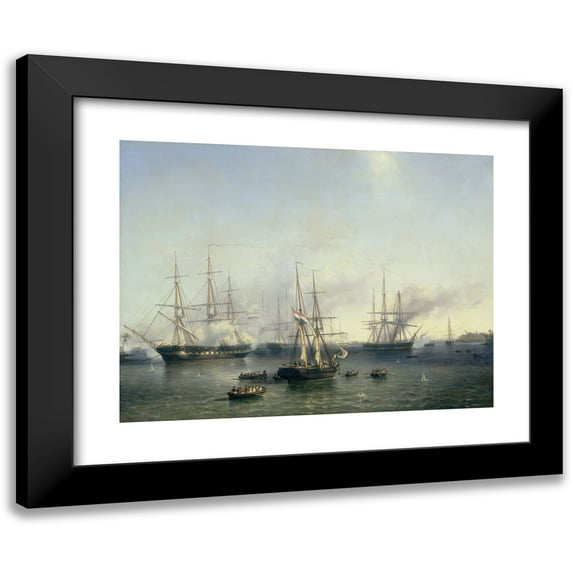 Louis Meijer 14x12 Black Modern Framed Museum Art Print Titled ...