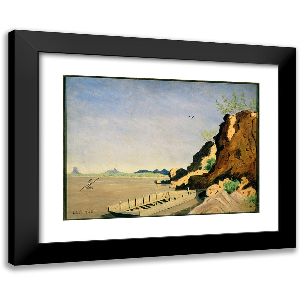 Louis Michel Eilshemius 14x11 Black Modern Framed Museum Art Print Titled - Yuma, Arizona ...