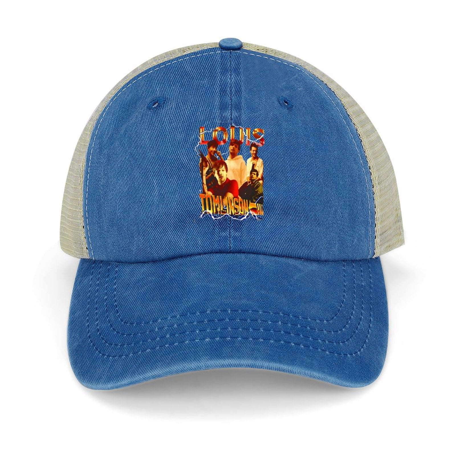 Louis Music And Tomlinson Rad Dark Blue Cowboy Mesh Baseball Cap ...