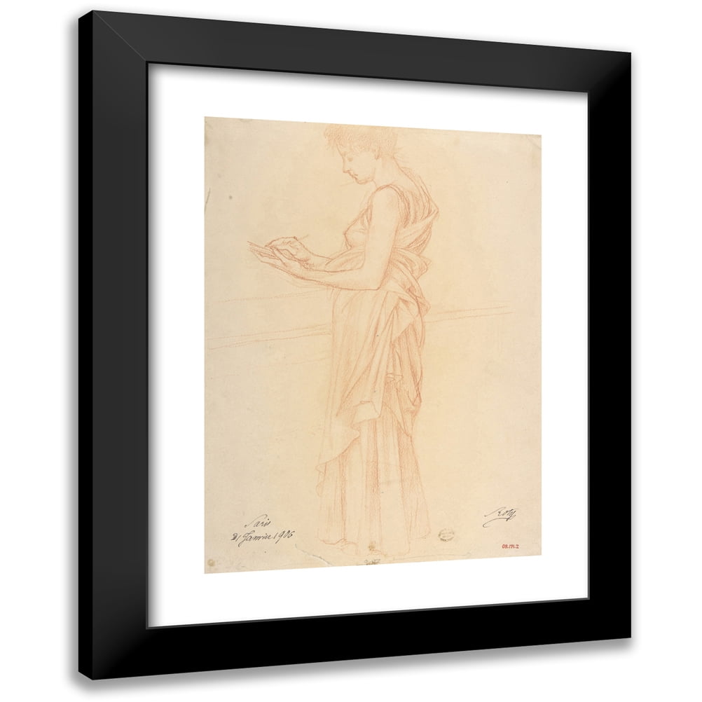 Louis-Oscar Roty 11x14 Black Modern Framed Museum Art Print Titled ...