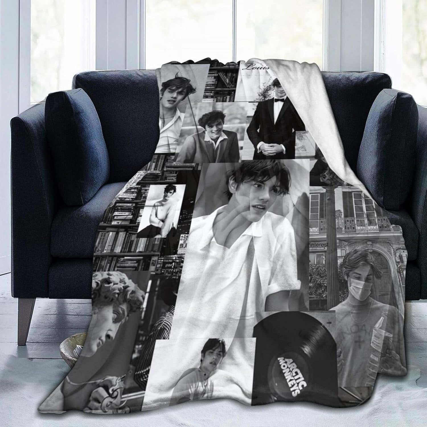 Louis Partridge Fleece Blanket for Couch - Throw Blanket Lightweight ...