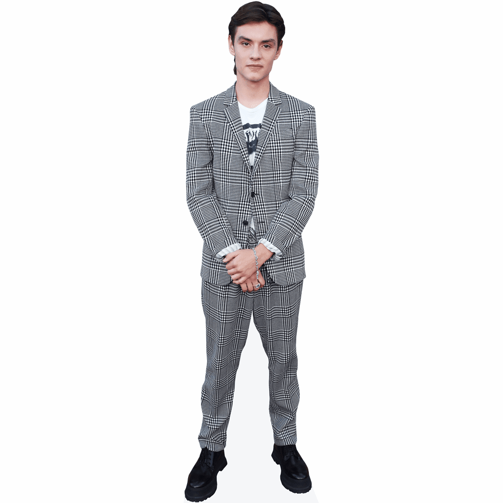 Louis Partridge (Grey Suit) Lifesize Cardboard Cutout Standee - Walmart.com